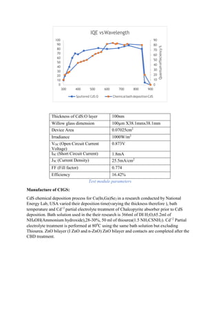 Ultra thin solar cell integration in bipv focus on cd te and cigs | PDF