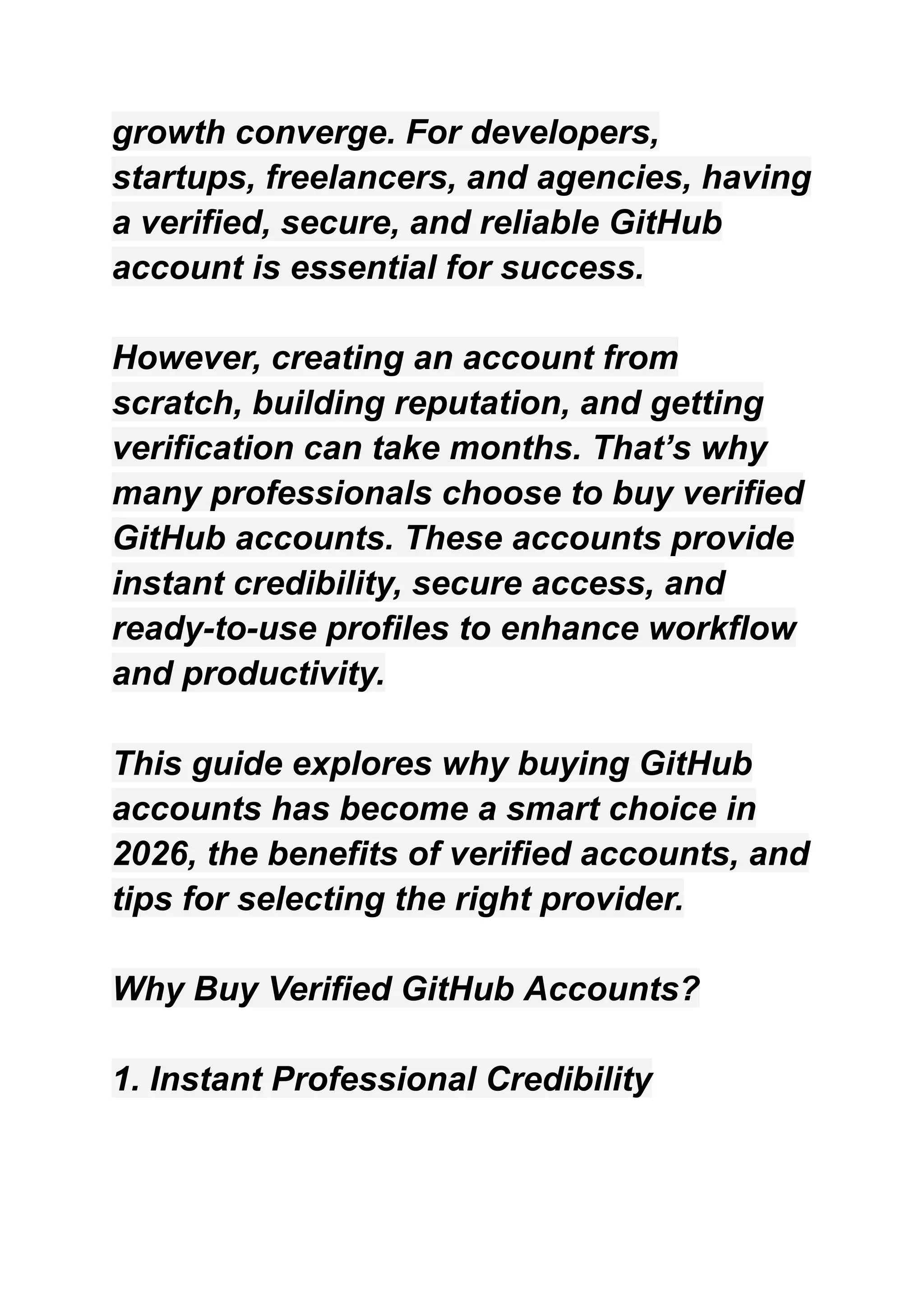 Buy Verified GitHub Account Secure & Ready to Use | PDF