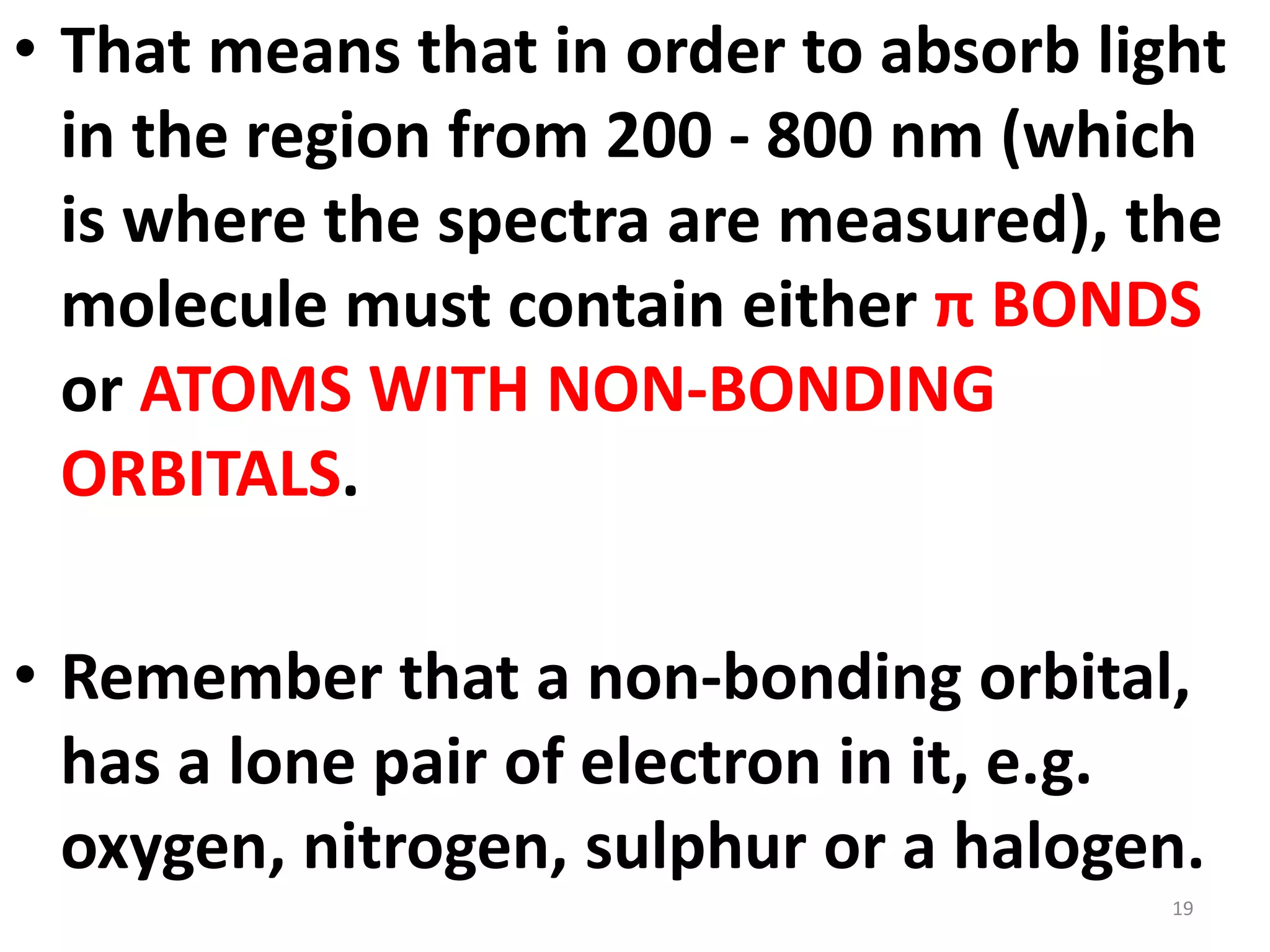 Ultraviolet and Visible Absorption Spectrophotometry note students 2021 ...
