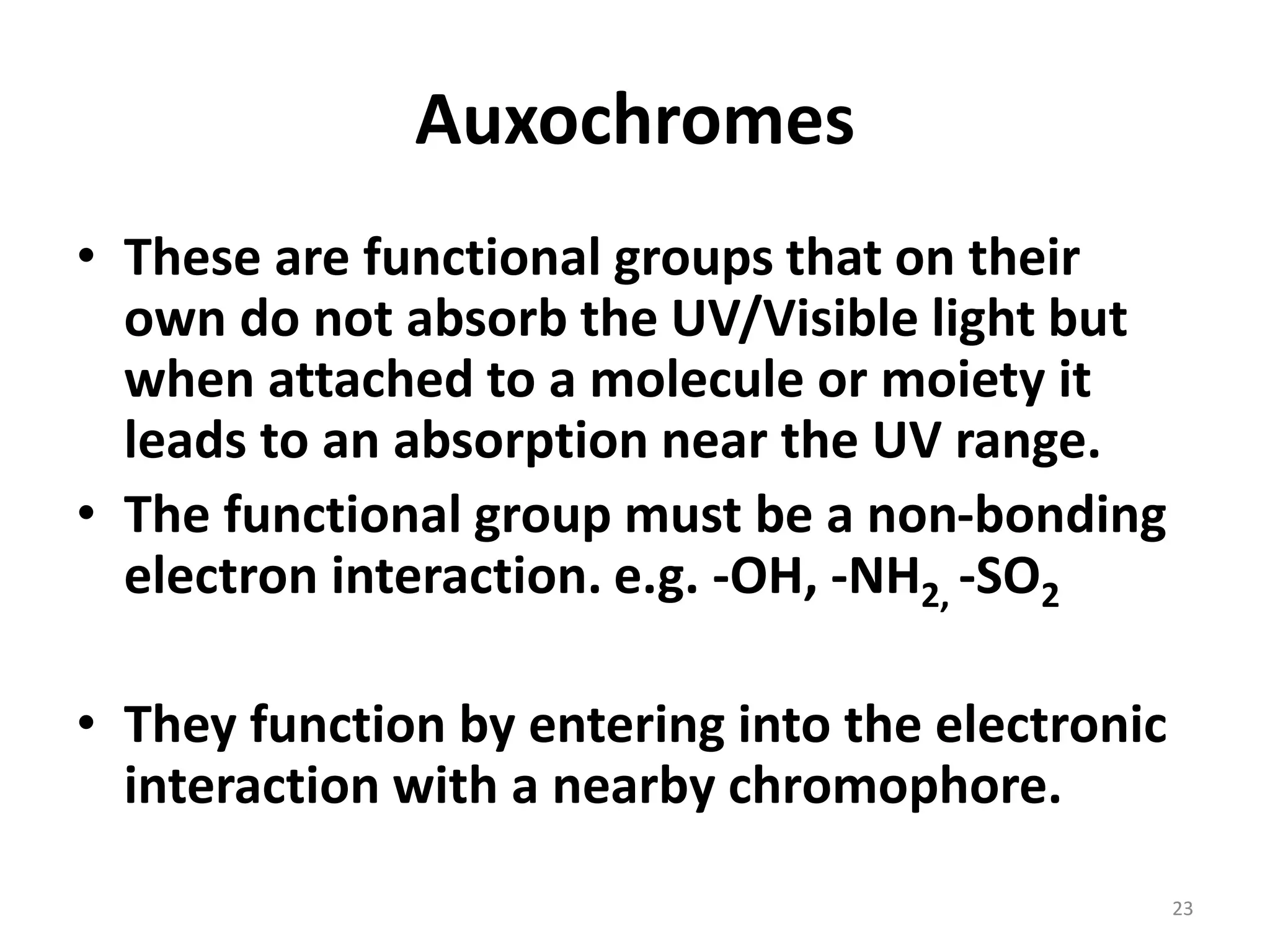 Ultraviolet and Visible Absorption Spectrophotometry note students 2021 ...