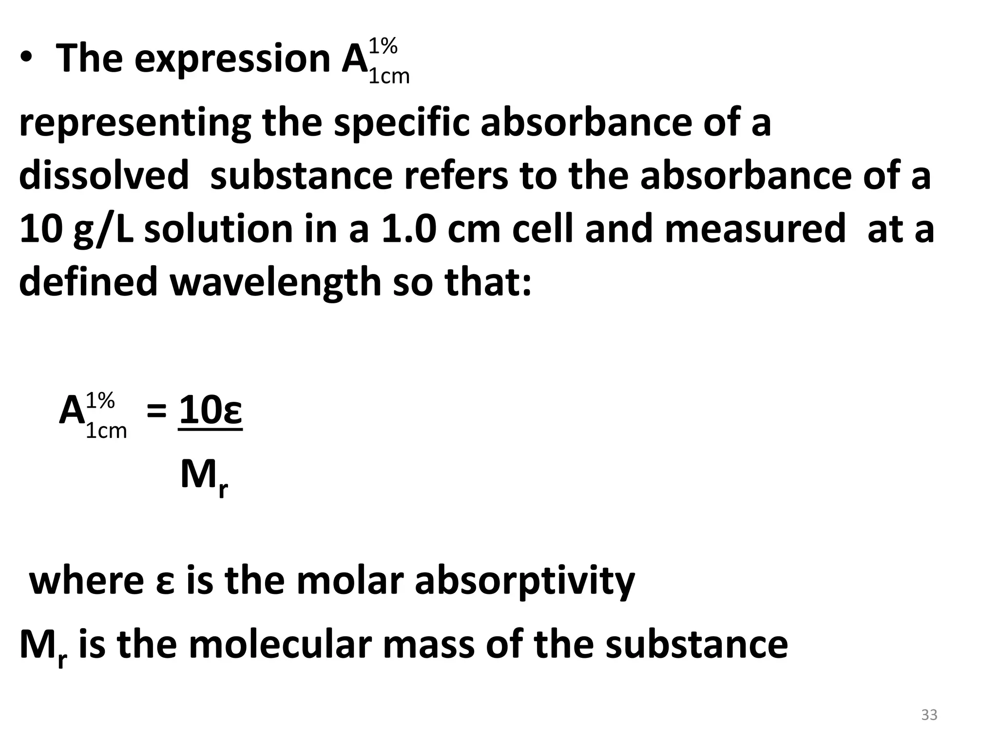 Ultraviolet and Visible Absorption Spectrophotometry note students 2021 ...
