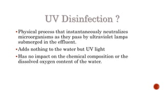 Ultraviolet Disinfection - Ummi Nuraihan Mohd Rizal | PPT