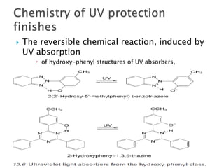 Ultraviolet protection finishes | PPTX