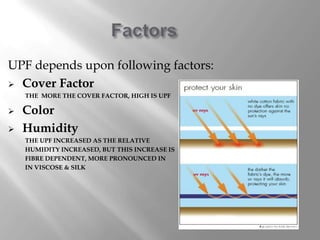 Ultra violet protection of textiles | PPTX