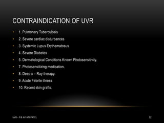 Ultra violet radiation physiotherapy | PDF