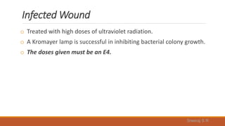 Ultraviolet radiation in Physiotherapy | PPT