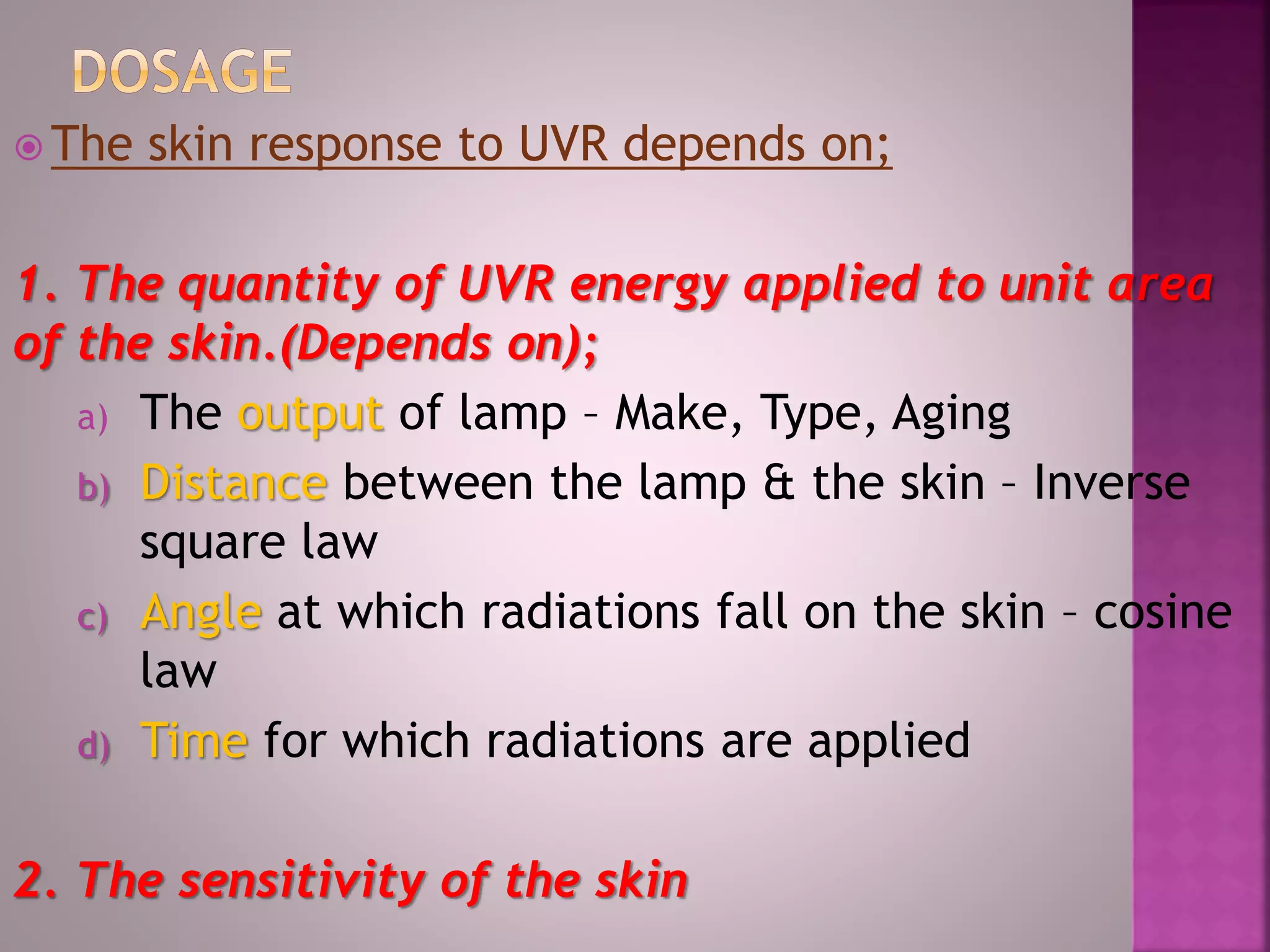 Ultraviolet Radiation (UVR) | PPTX