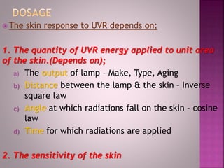 Ultraviolet Radiation (UVR) | PPTX