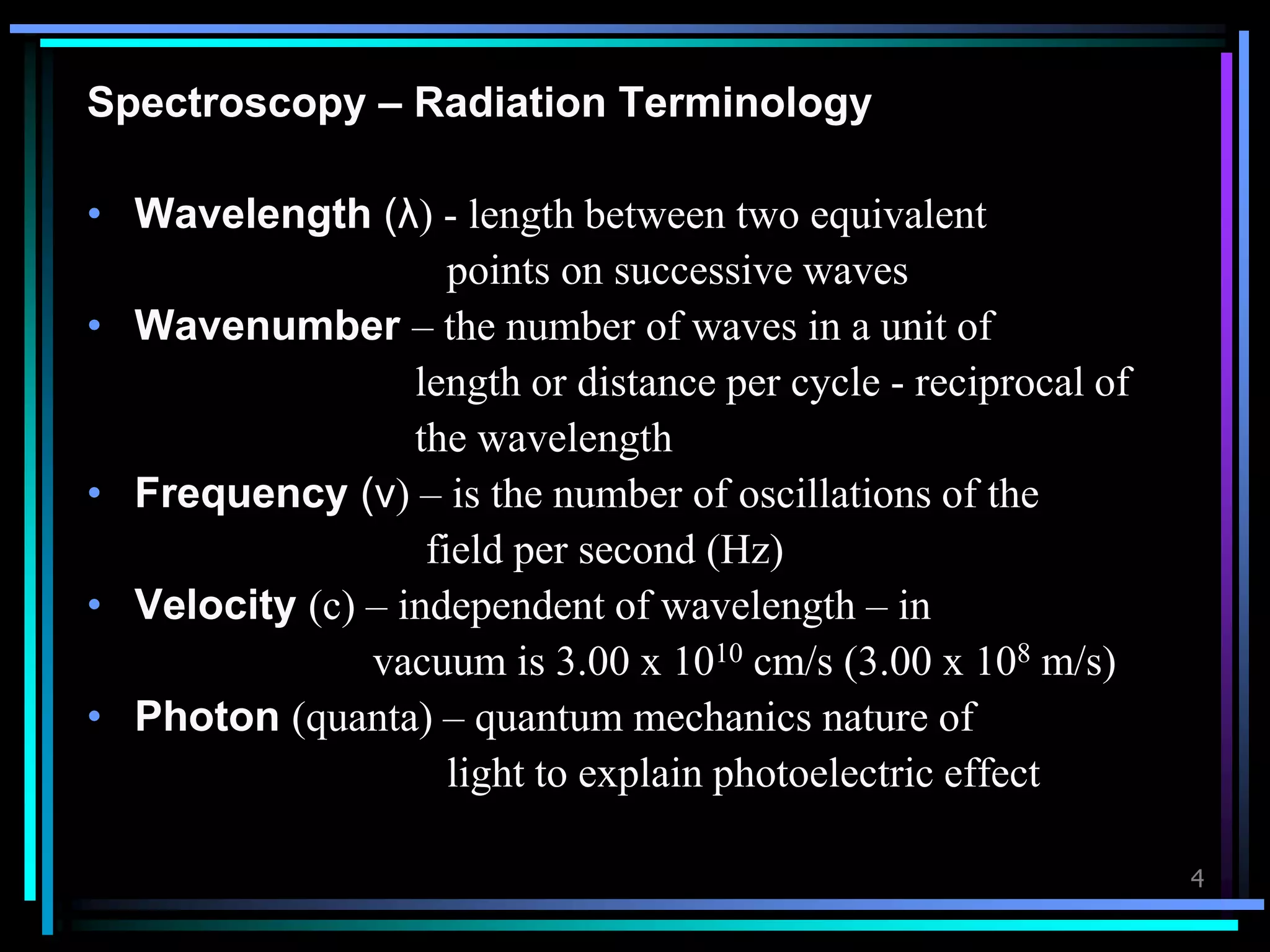 Ultra violet spectroscopy | PPT