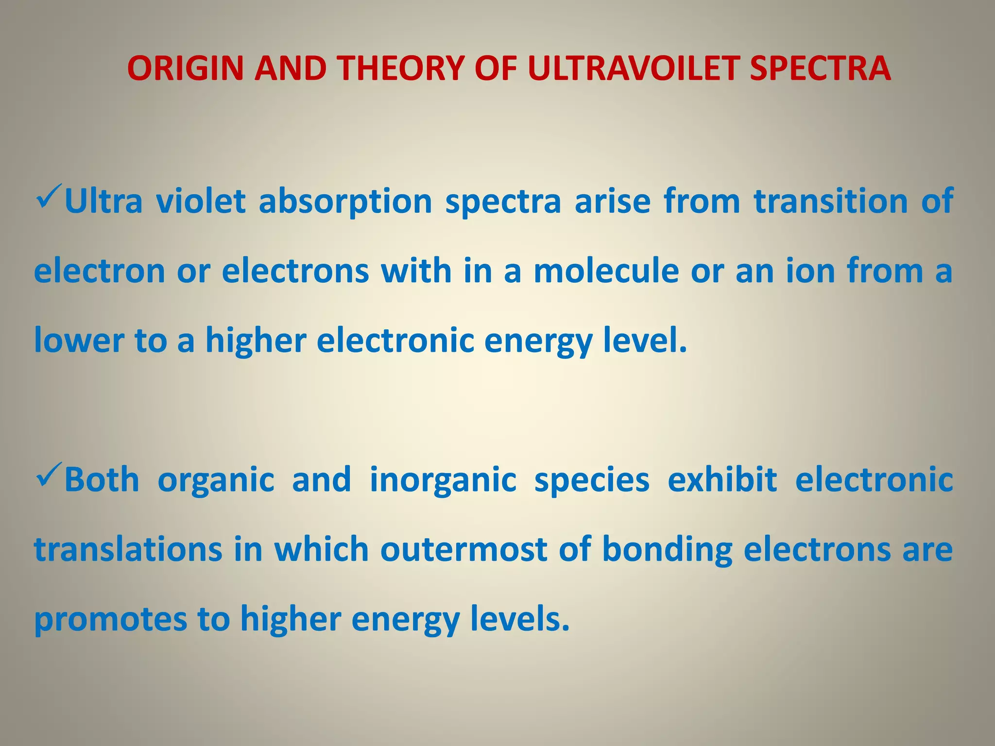 Ultraviolet Spectroscopy.pptx