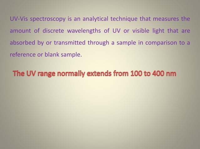 Ultraviolet Spectroscopy.pptx