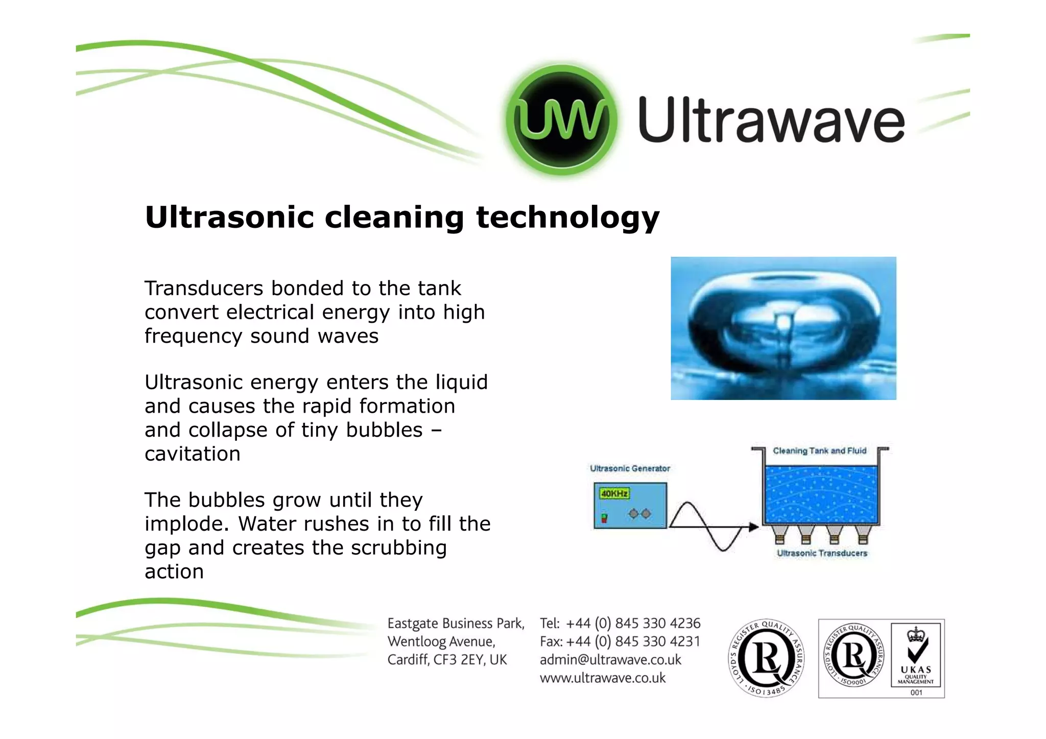 Ultrawave Precision Ultrasonic Cleaning Equipment Mar 11 | PDF | Home ...