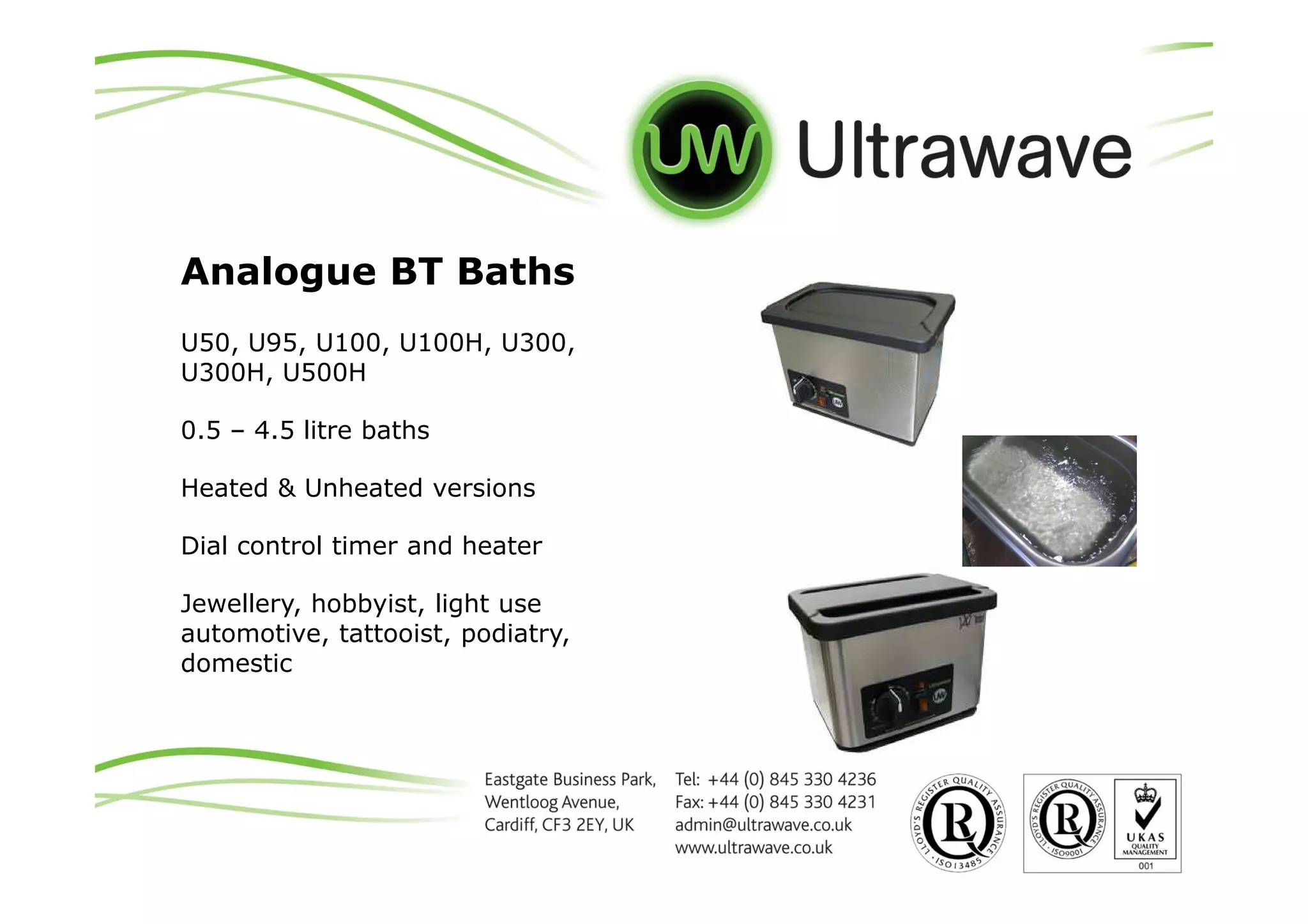 Ultrawave Precision Ultrasonic Cleaning Equipment Mar 11 | PDF | Home ...