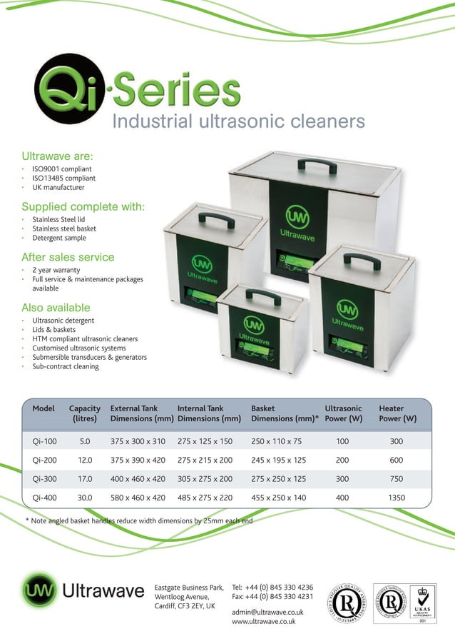 Ultrawave Qi Series Brochure | PDF