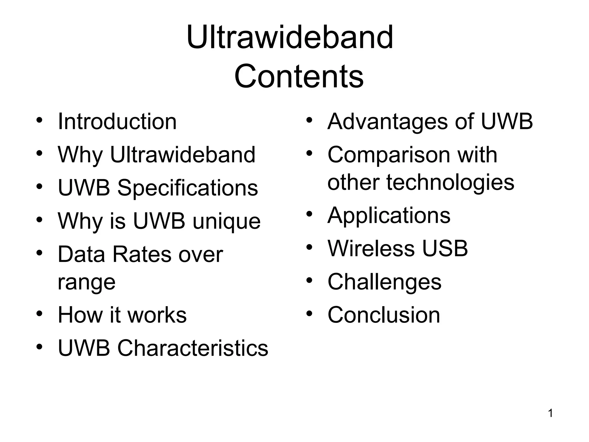 Ultrawideband | PPT
