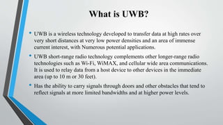 Ultra wide band | PPTX