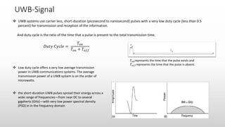 Ultra wideband technology (UWB) | PPTX