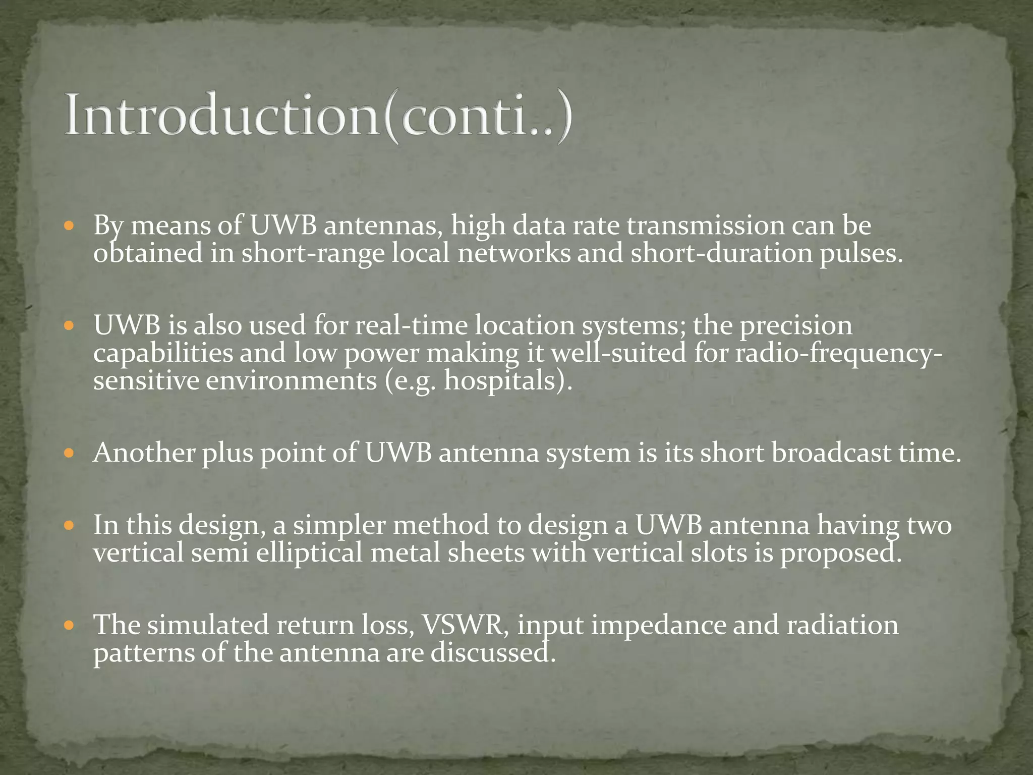 Ultra Wideband Vertical Slotted Orthogonal Semi Elliptical Sheets ...