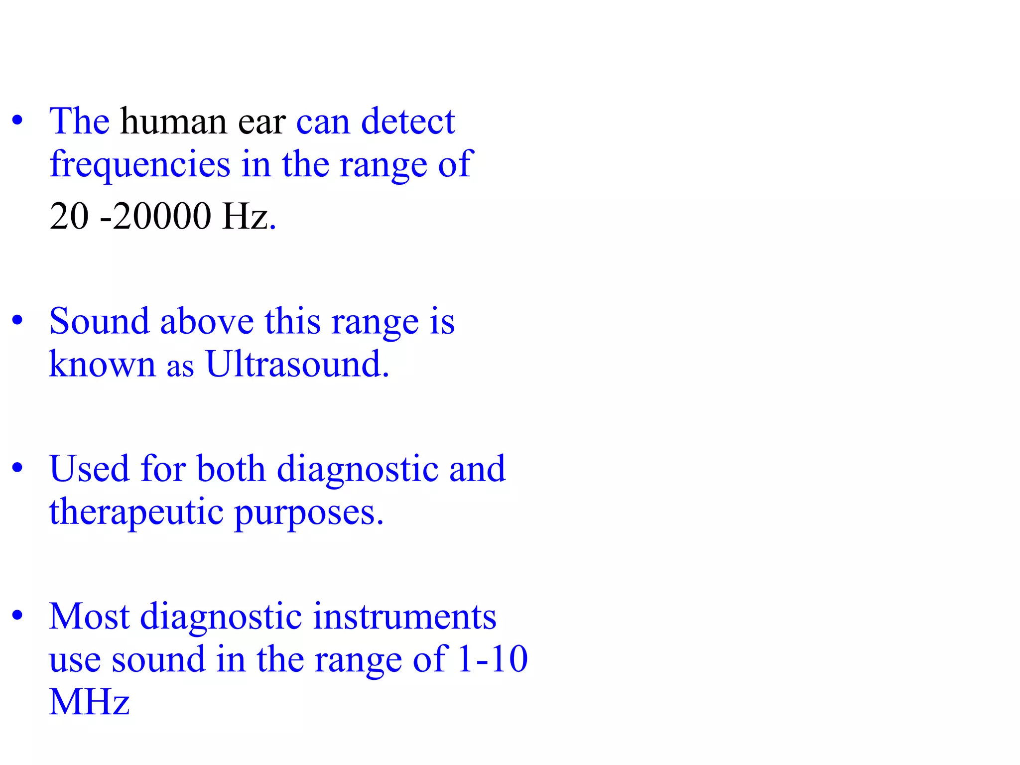 Ultrsonography Principle and application | PPTX