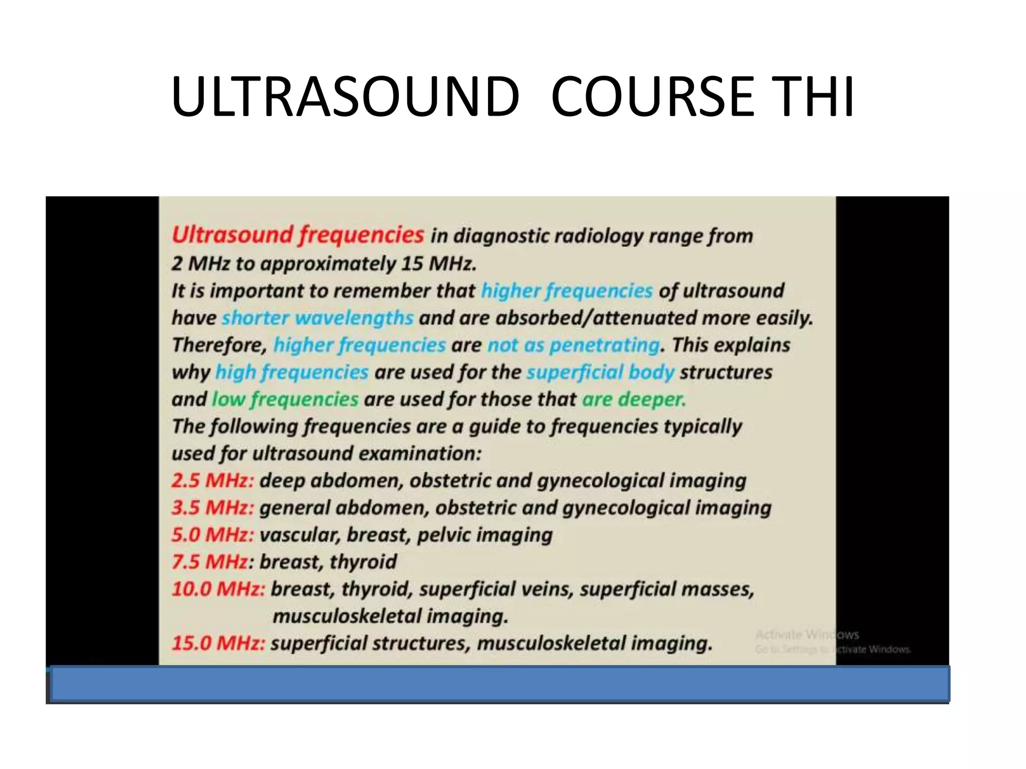 Ultrasound basics | PPTX