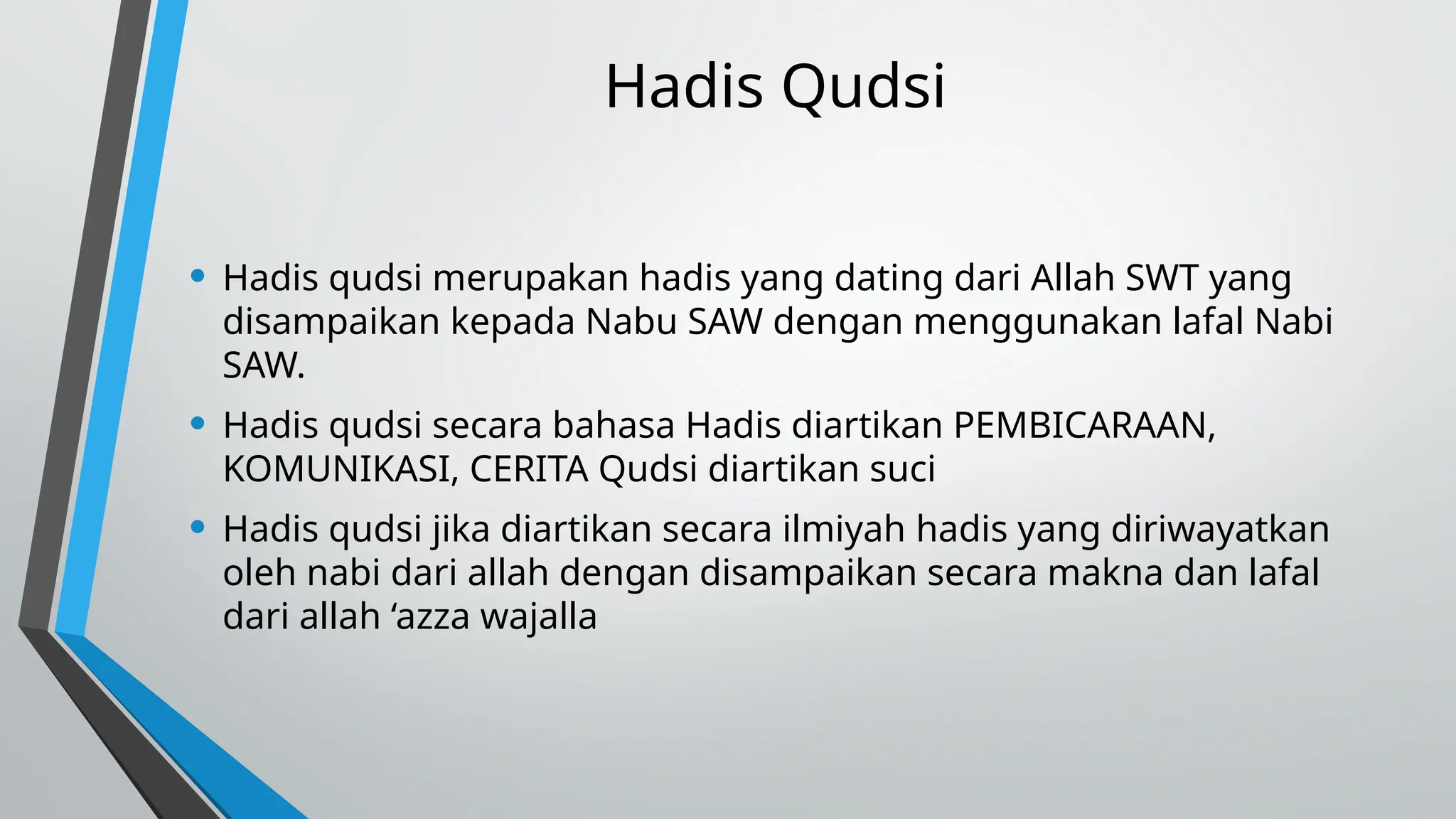 ilmu hadist, hadist, sunnah, khobar, atsar | PPTX