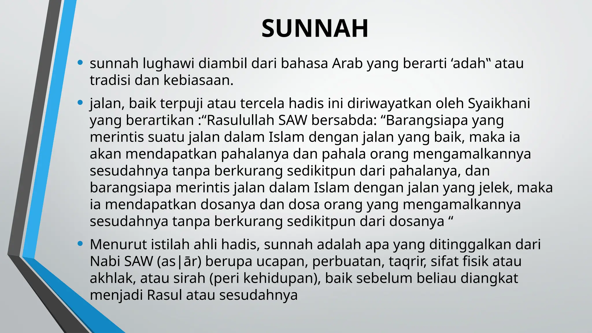 ilmu hadist, hadist, sunnah, khobar, atsar | PPTX