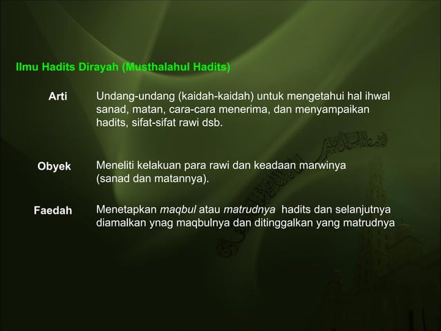 Ulumul hadits | PPT