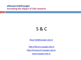 eResearch@Ozyegin | PDF