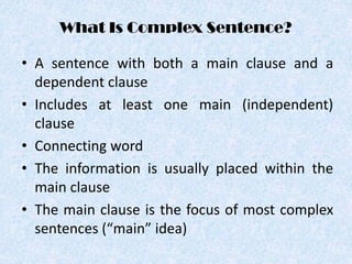 Ulva complex sentences | PPTX