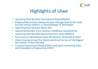 Ulwe navi mumbai report 21257-22206-8979 | PDF