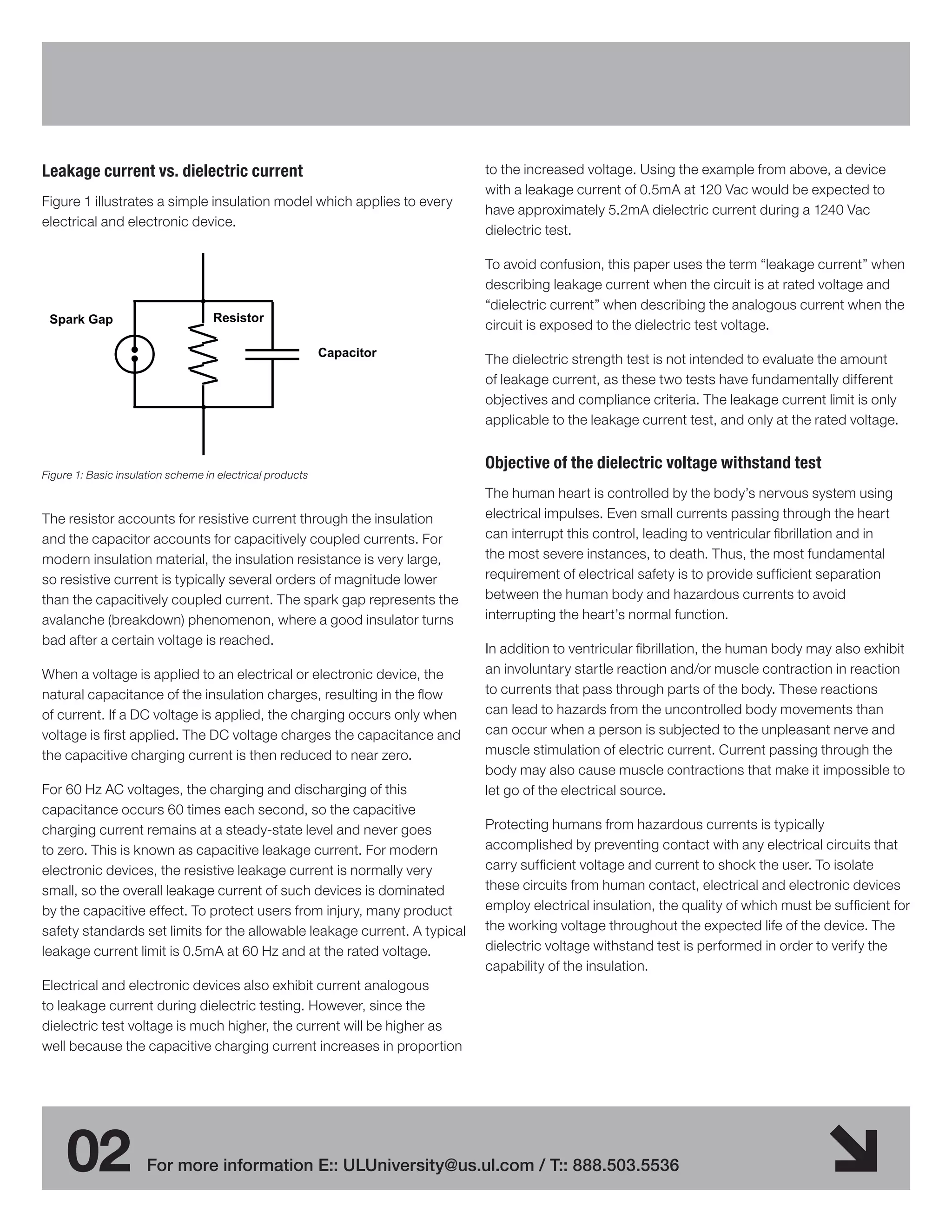 UL White Paper Dielectric Voltage Withstand Test | PDF