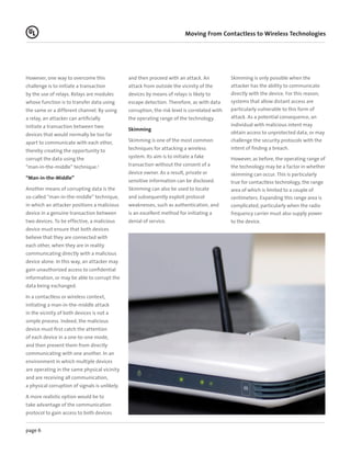 Moving From Contactless to Wireless Technologies in Secure, Over-the ...