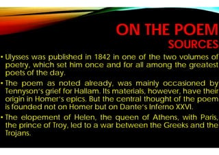 ULYSSES BY TENNYSON | PDF