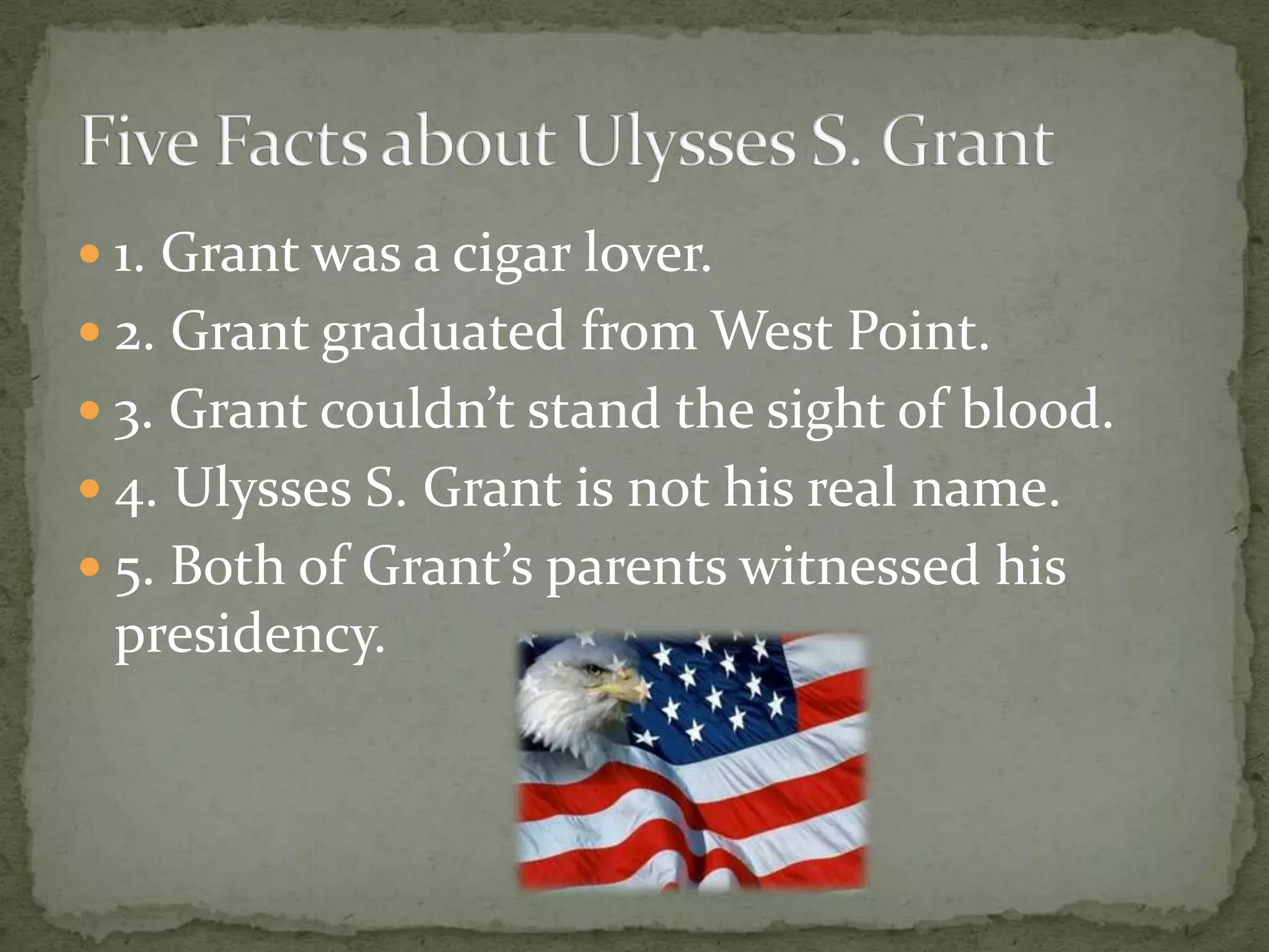 Ulysses s. grant power point | PPTX