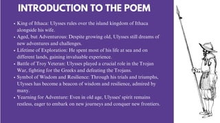 Unit-I: ULYSSES(Poem), SEMESTER-2 (Single major) | PDF