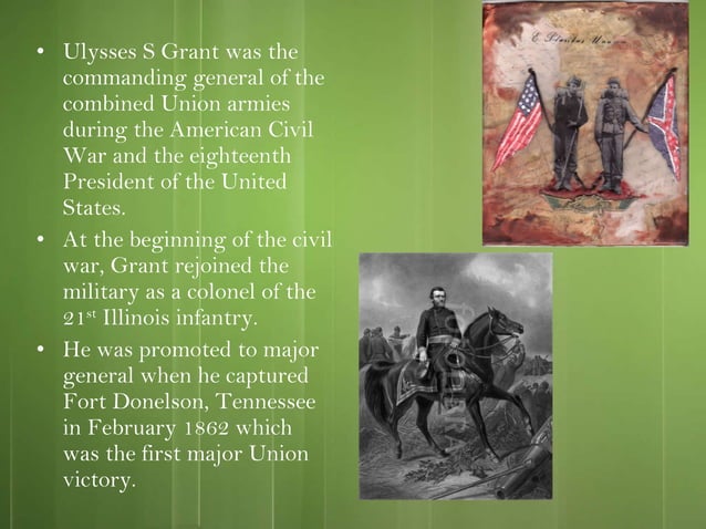 Ulysses s grant | PPT | Death, Injury, or Military Conflict | Sensitive ...