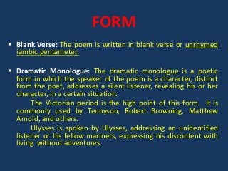 Ulysses by Alfred Tennyson | PPTX