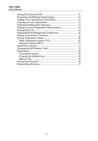 Ti32, TiR32 User Manual | PDF