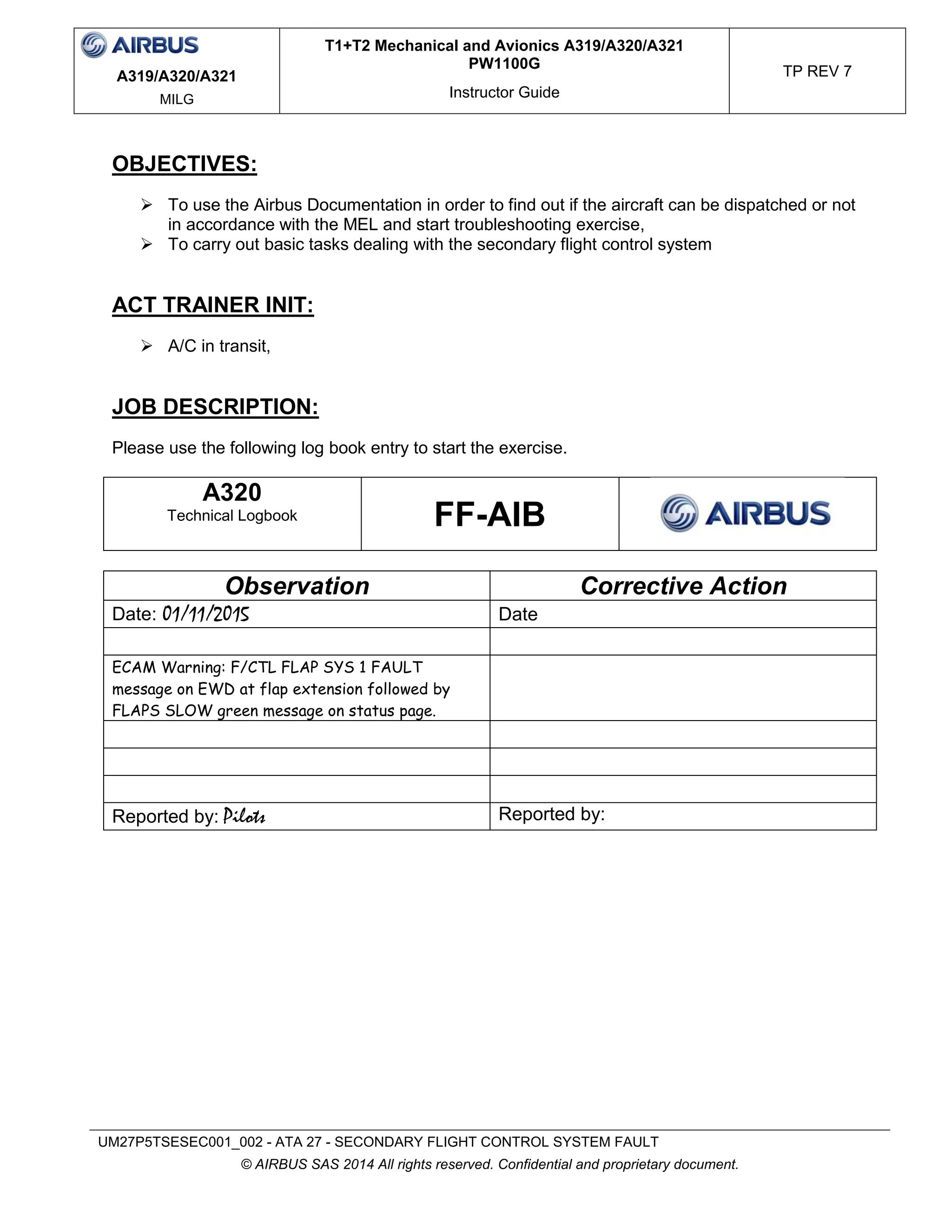 MIL guide for training course Airbus aircraft | PDF