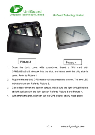 Um660 Hidden Magnetic GPS Tracker For Car user manual | PDF