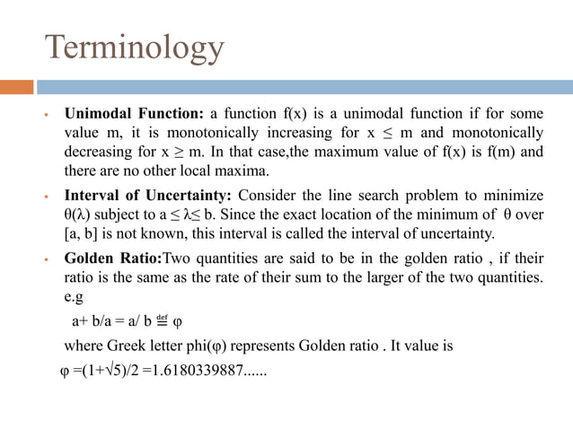 Golden Section method | PPTX