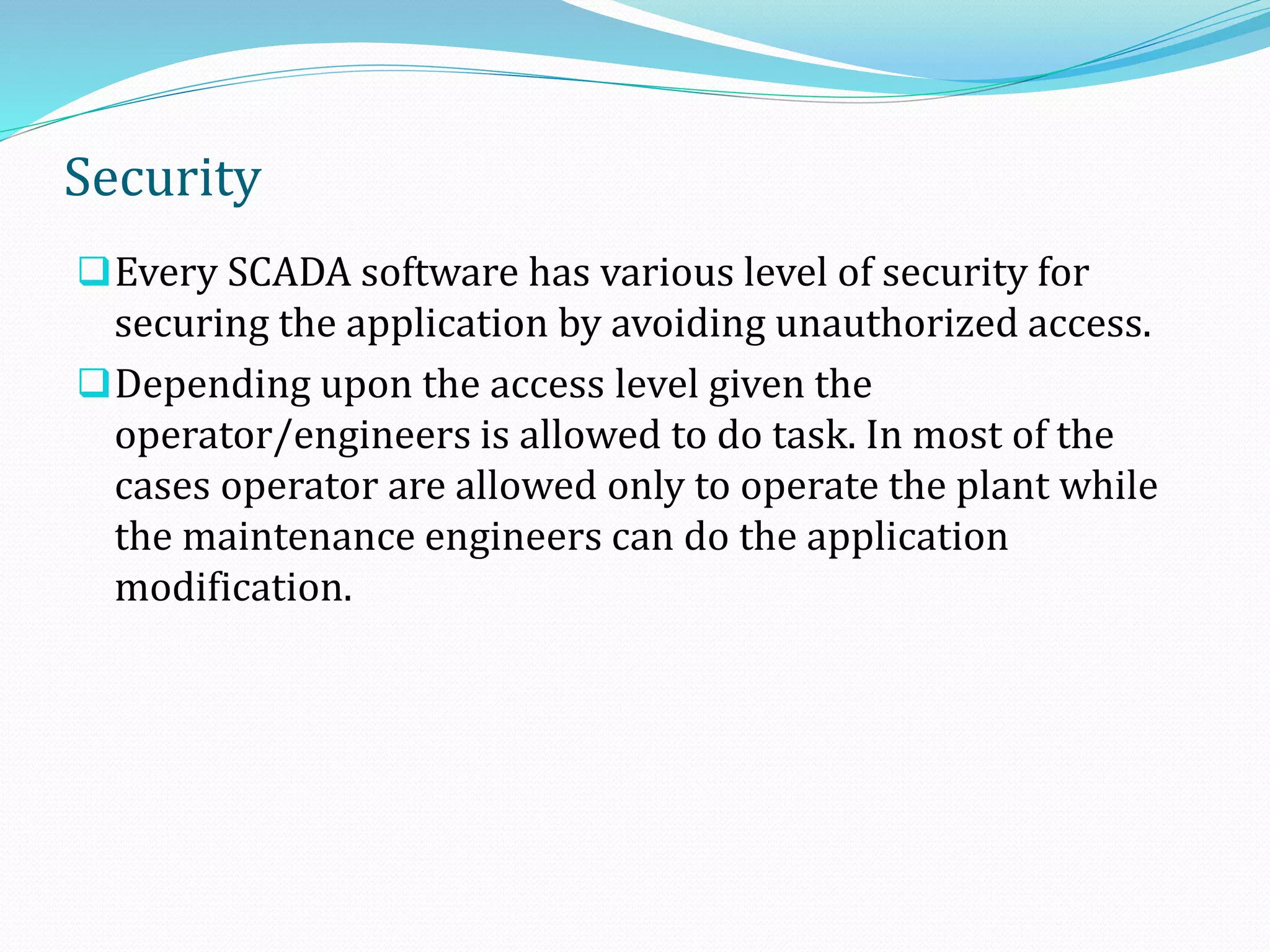 PRESENTATION ON PLC AND SCADA | PPTX