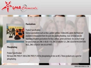 Electroplating Rectifiers, Metal Finishing Chemicals | PPTX