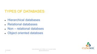 Database Creation and Management with ML | PPT