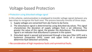 A Review of Protection Schemes for Active Distribution Systems | PPTX