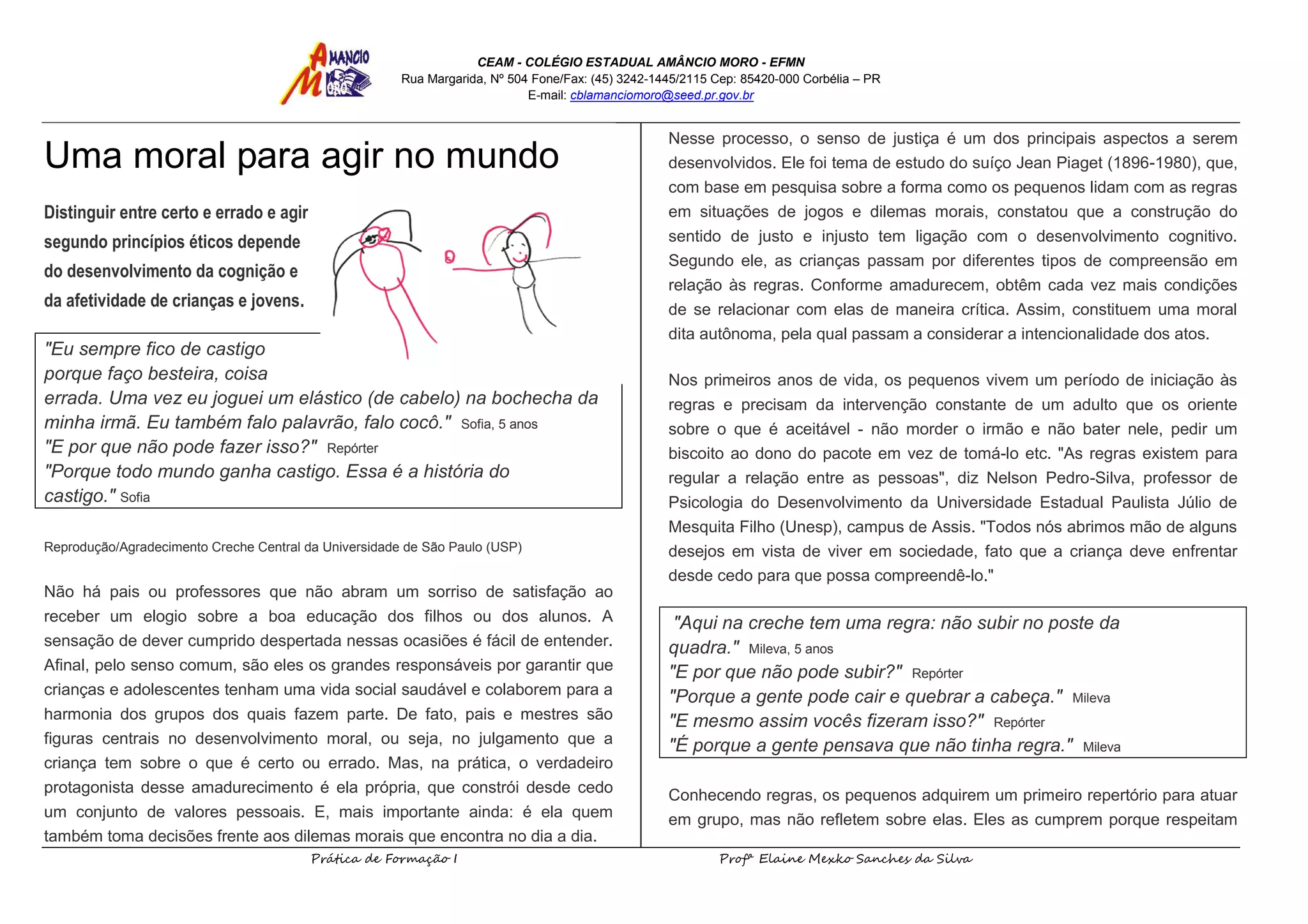 Uma moral para agir no mundo | PDF