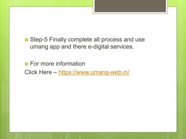 how to use Umang app | PPTX