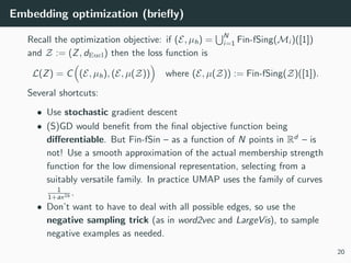 UMAP - Mathematics and implementational details | PDF