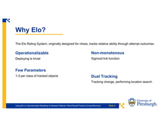 Using Elo Rating System to Model Aphasia Patients' Word-Recall Recovery ...