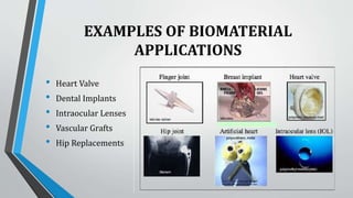 introduction of biomaterials by uma | PPTX